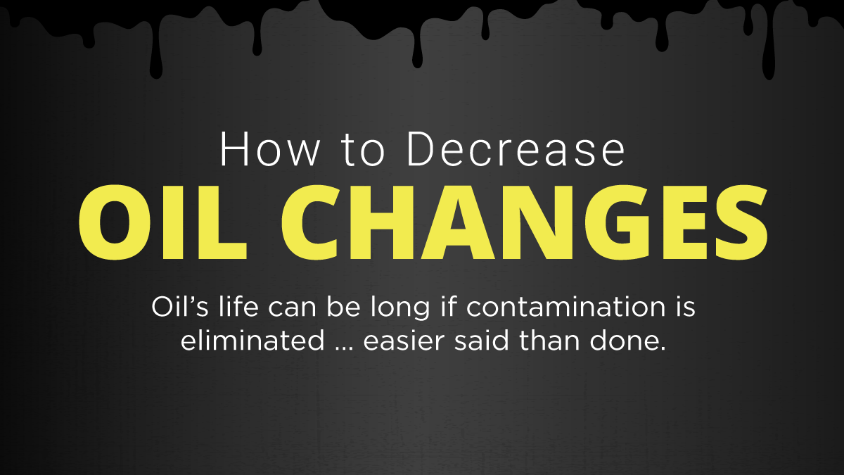 How to increase oil life and eleminate contamination with bearing isolators
